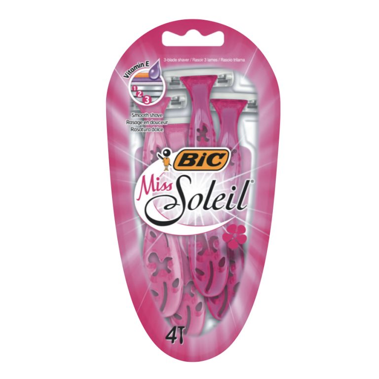 Rasuradora Bic Miss Soleil 3 Cuchillas Con Vitamina E (4 Pack) – BH Súper