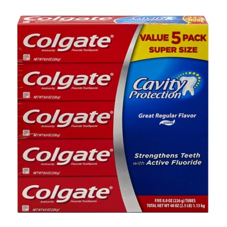 Crema Dental Colgate Máxima Protección Anticaries 5 pk./8 oz. – BH Súper