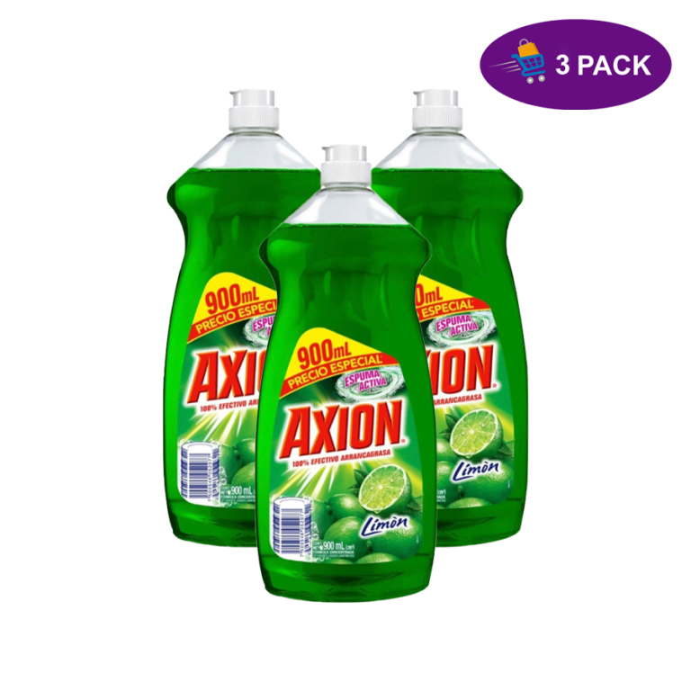 Detergente lavatrastes liquido Axion limon 900 ml 3 x $10.50 – BH Súper