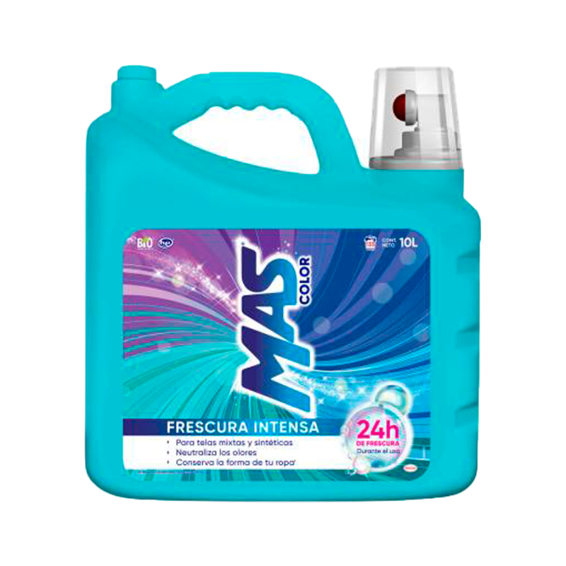 Detergente Líquido Mas Color Cuidado y Frescura 10 l – BH Súper
