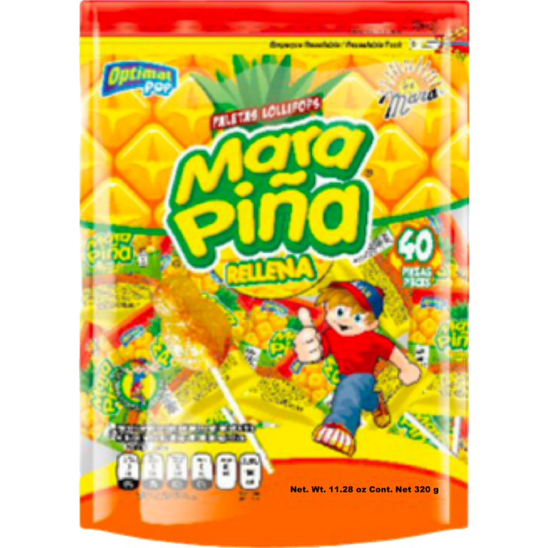 Mara Piña Rellena (40 Unidades), 320 Gramos – BH Súper