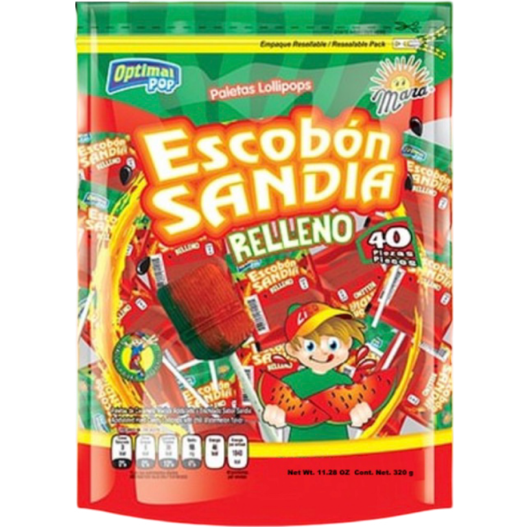 Mara Escobón Sandía Relleno (40 Unidades), 320 Gramos – BH Súper