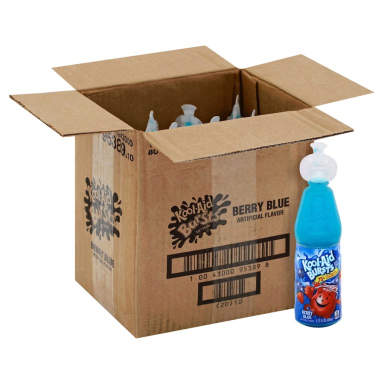 Kool-Aid Bursts Berry Blue Ready-To-Drink (6.75 Oz, 12 Pack) – BH Súper