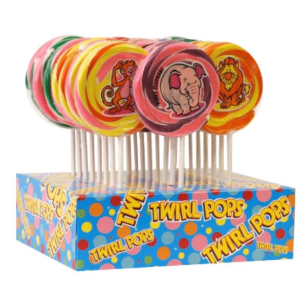 Twirl Pops Comic Animals (1.5 Oz, 24 Pack) – BH Súper