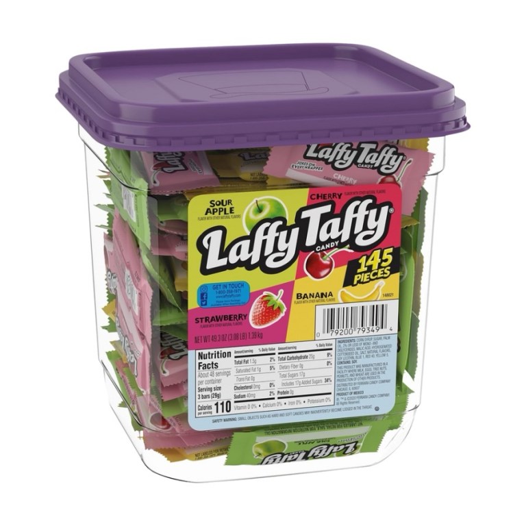 Laffy Taffy Assorted Flavors Candy Mini Bar (145 Unidades – 0.3 Oz ...