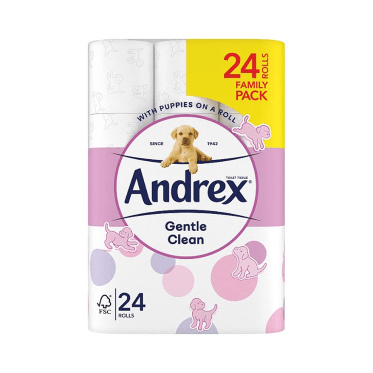 Andrex Gentle Clean Toilet 24 Rollos – BH Súper