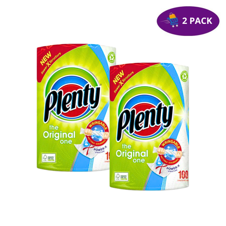 Plenty Papel Toalla De Cocina 100 hojas, 2 x $5.00 – BH Súper