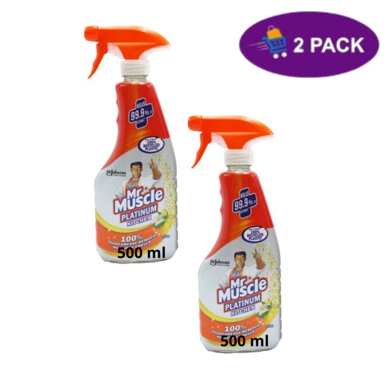 Mr Muscle Platinum Kitchen Cleaning Spray (500ml) 2 x $ 7.00 – BH Súper